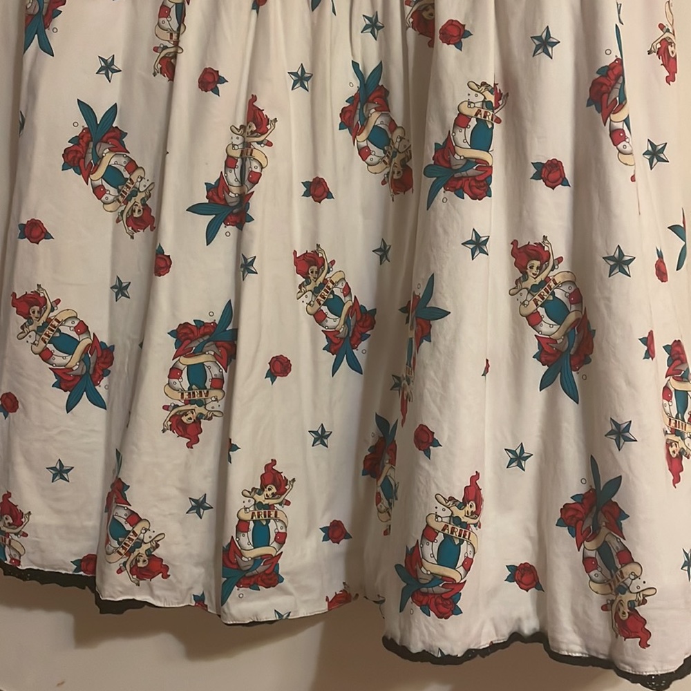 Hot Topic Little Mermaid Ariel Rockabilly Dress - Gem